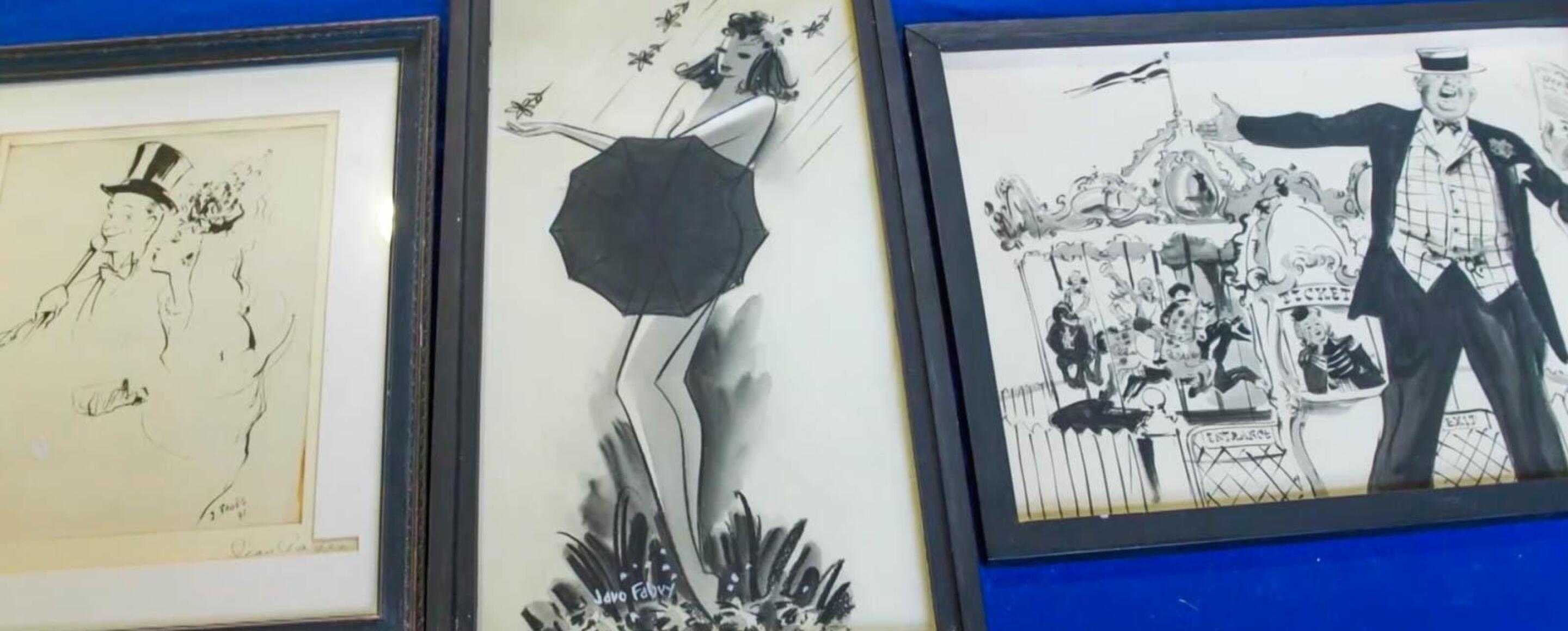 Appraisal: Three Illustrations, ca. 1945