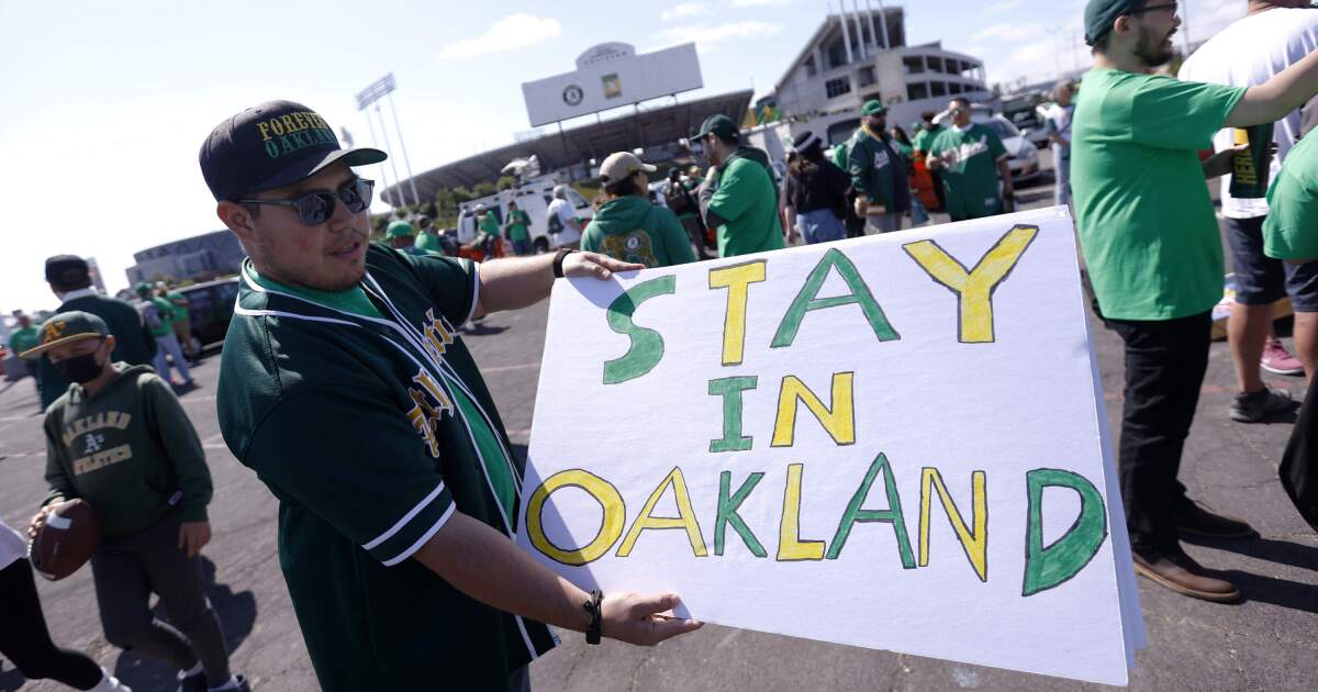 The sad story of Oakland losing the Athletics, its last professional sports team