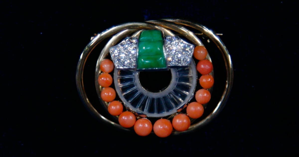 Appraisal: Converted Van Cleef & Arpels Brooch, ca. 1925