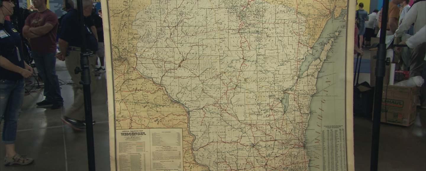 Appraisal: 1904 Official Railroad Map of Wisconsin
