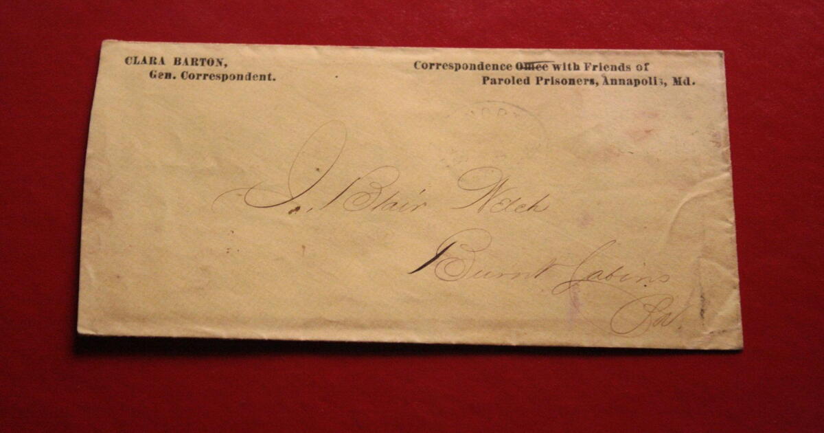 Clara Barton Letter