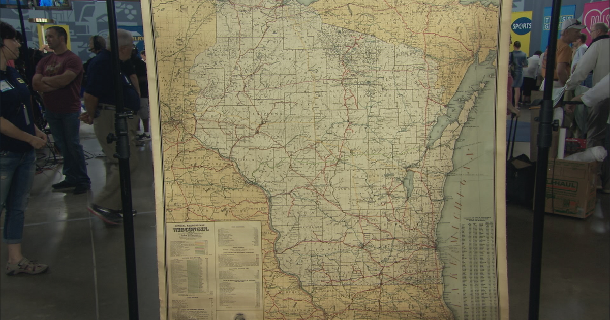 Appraisal: 1904 Official Railroad Map of Wisconsin
