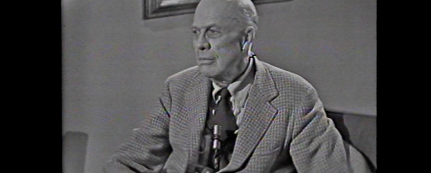 Rare interview footage of Edward Hopper on his process