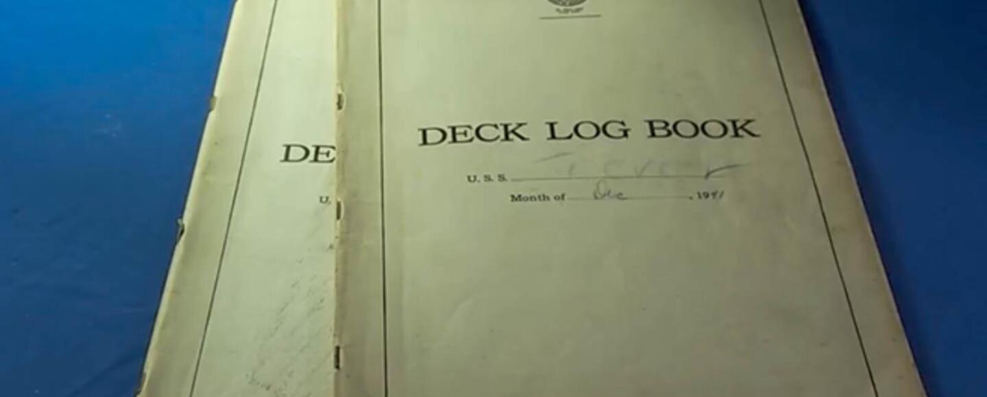 Appraisal: 1941 USS Trever Deck Logs | VPM