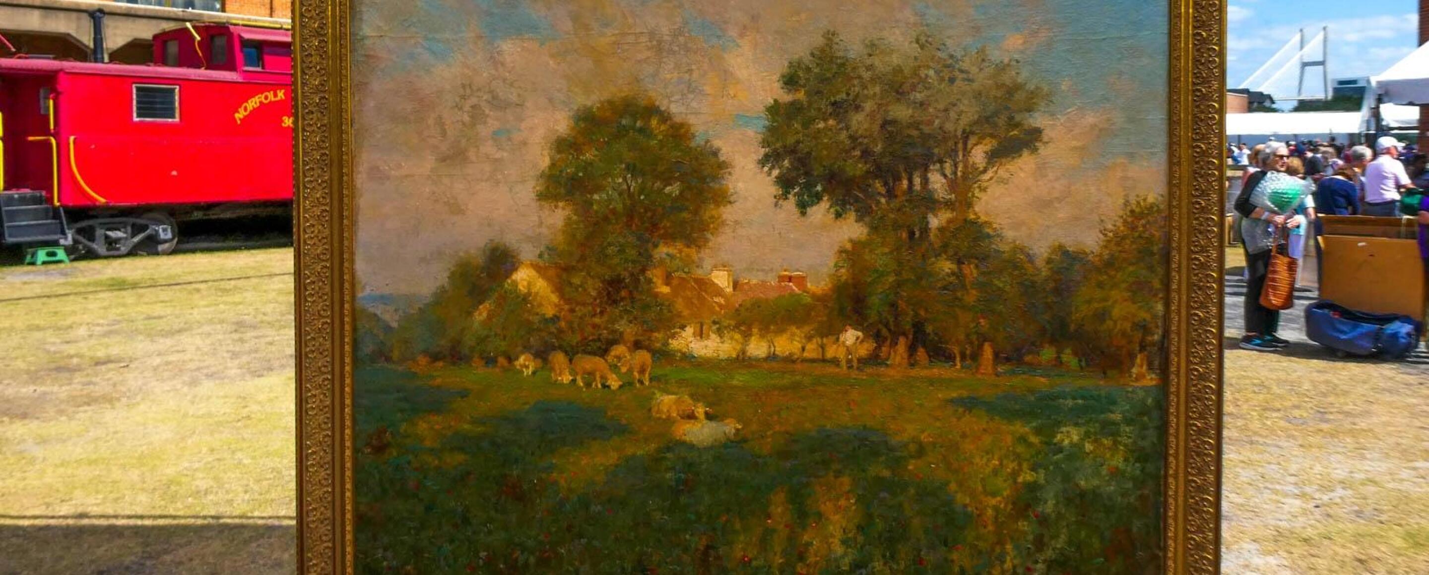 Appraisal: Alexis Jean Fournier Landscape Oil Painting, ca. 1910