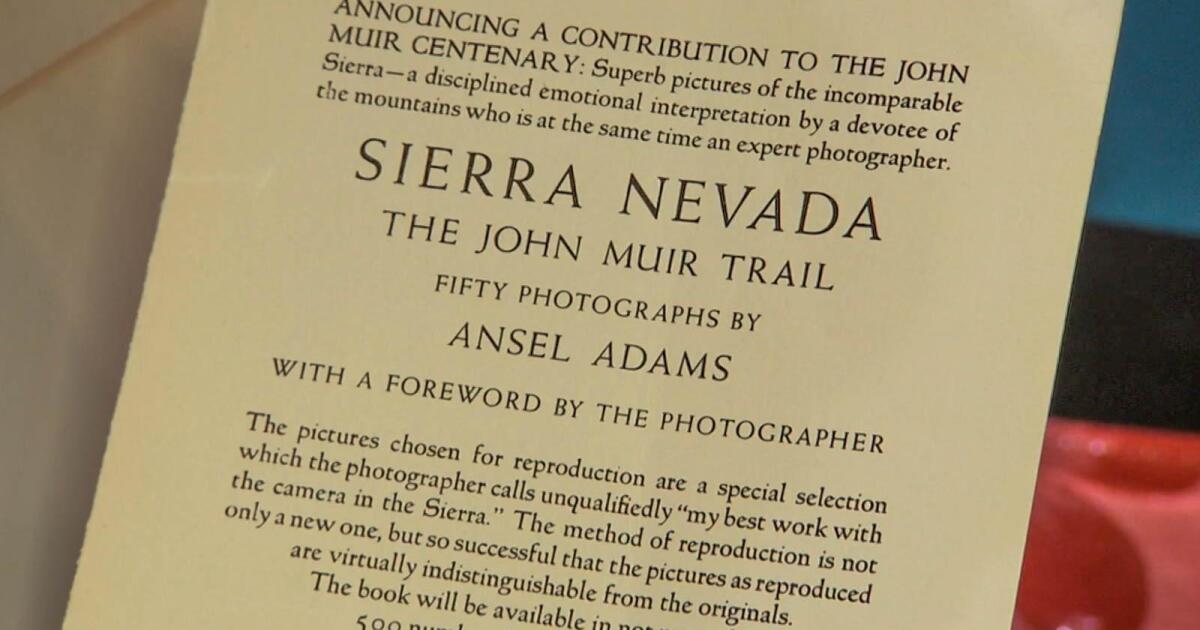 Appraisal: 1938 Ansel Adams "The John Muir Trail" & Prospectus