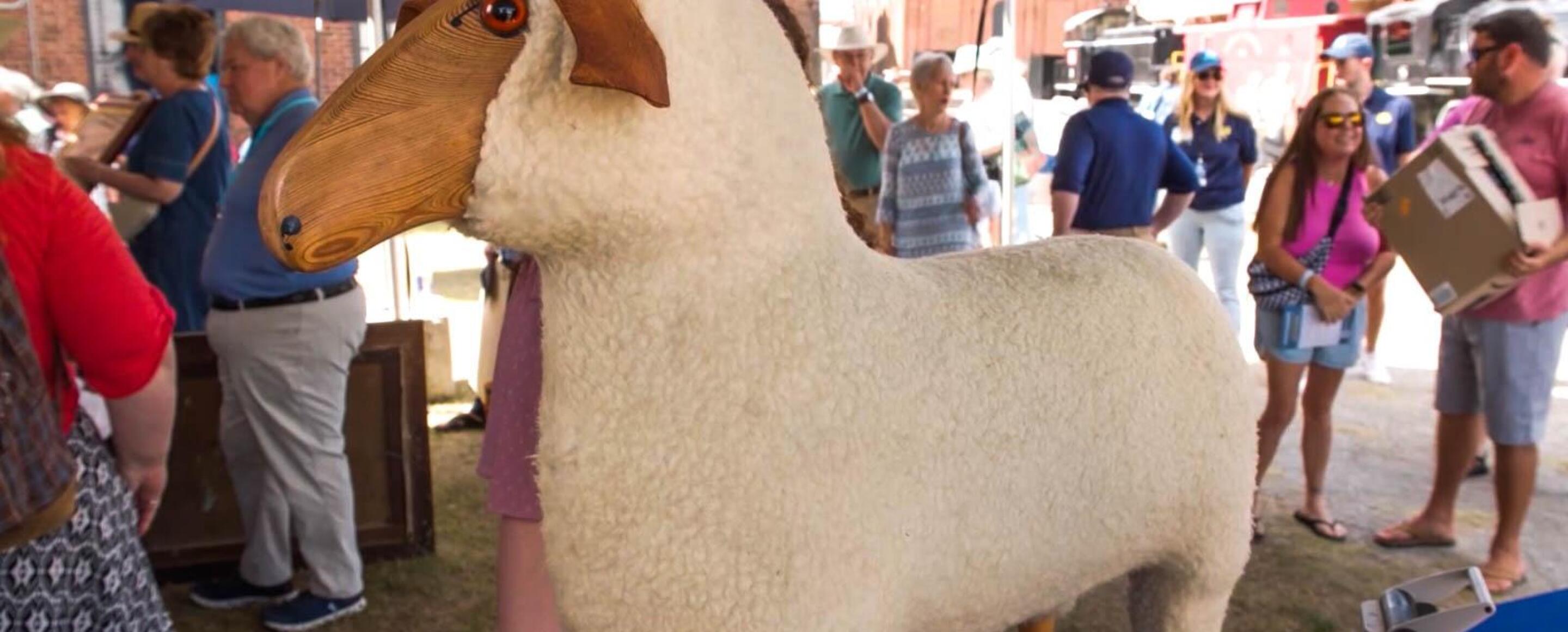 Appraisal: Hanns-Peter Krafft for Meier Sheep, ca. 1980