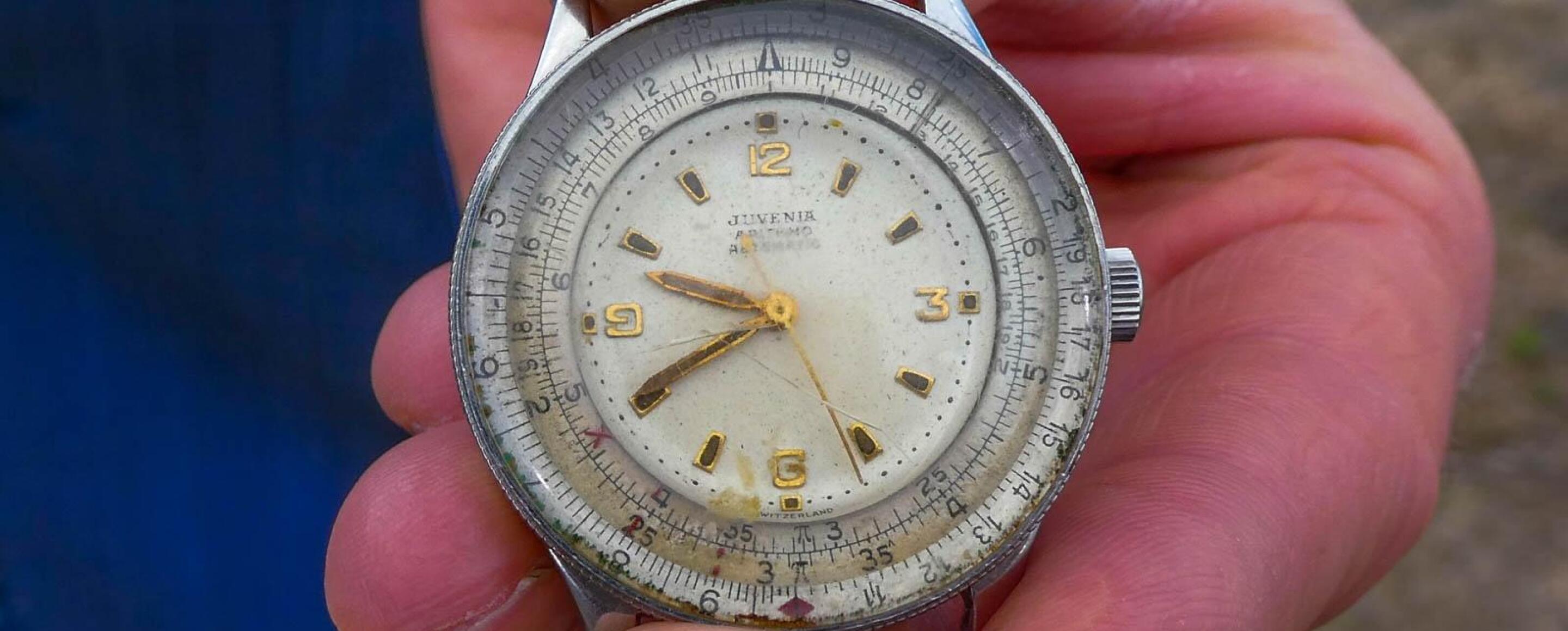 Appraisal: Juvenia Arithmo Calculator Watch, Ca. 1955
