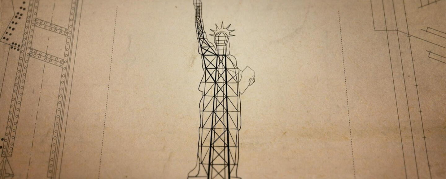 Inside the Construction of the Statue of Liberty